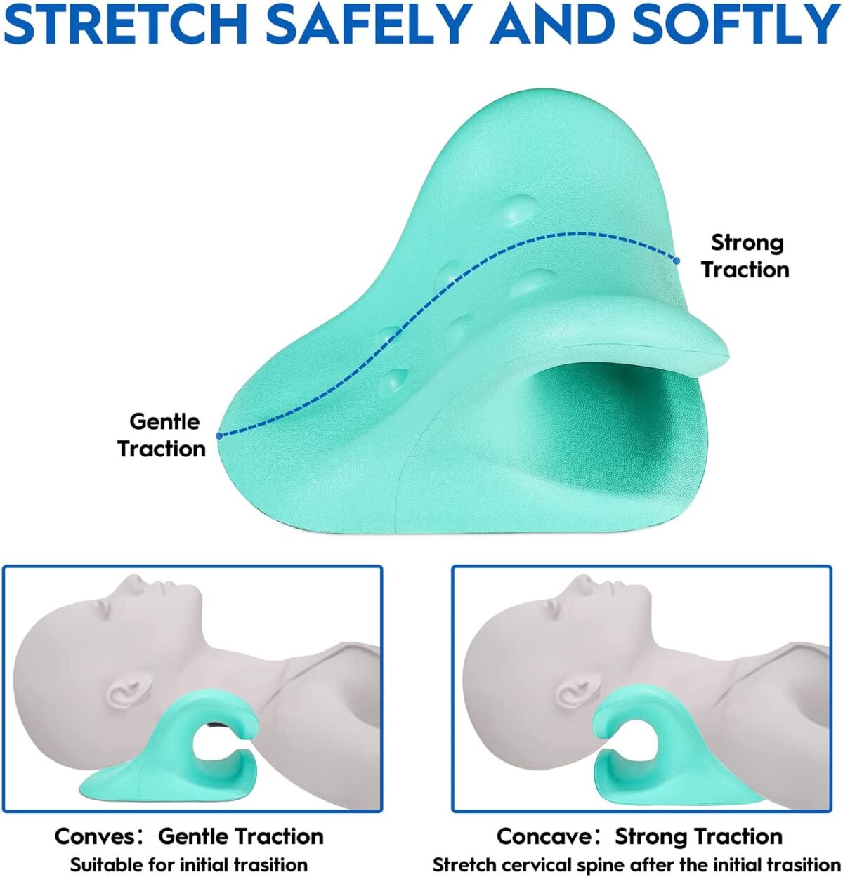 Guffo Neck and Shoulder Relaxer, Neck Cloud – Cervical Traction Device ...