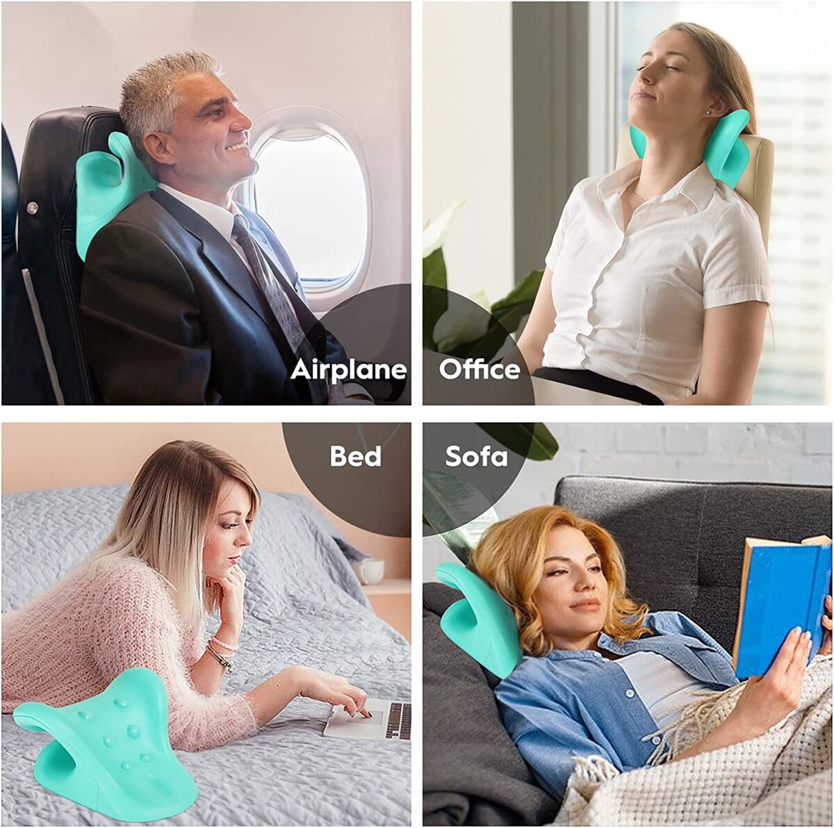 Guffo Neck and Shoulder Relaxer, Neck Cloud – Cervical Traction Device ...